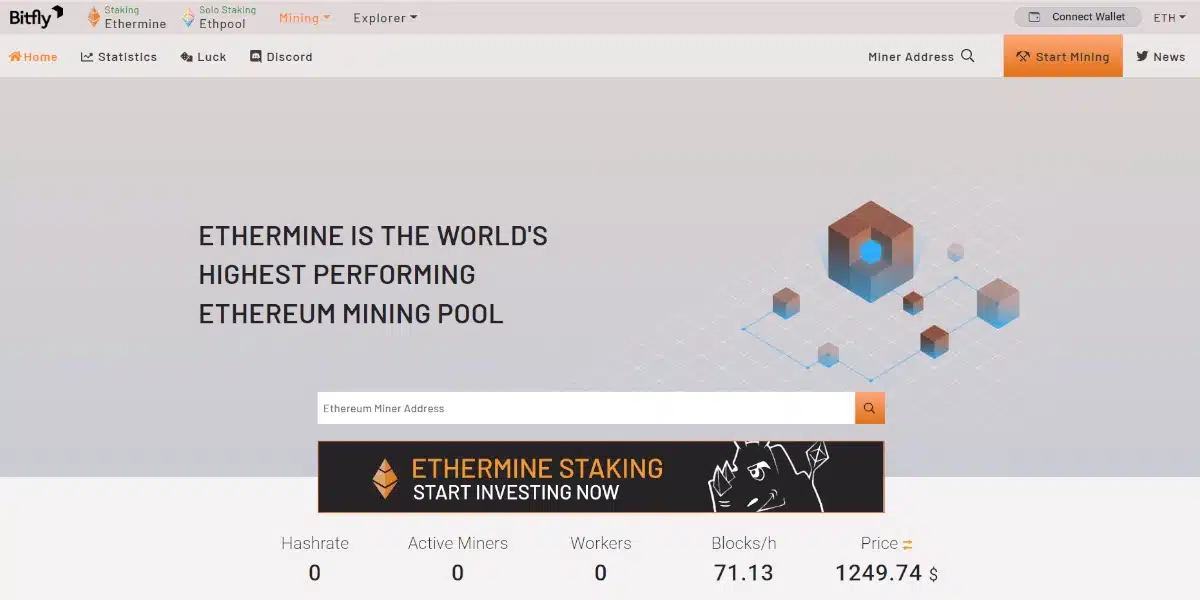 Ethermine avis 2026 : Pool de minage ETH fiable