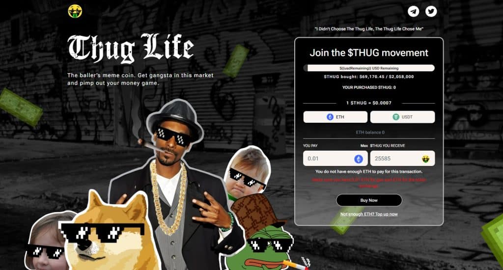 Thug Life token | Notre guide pour acheter THUG en 2023