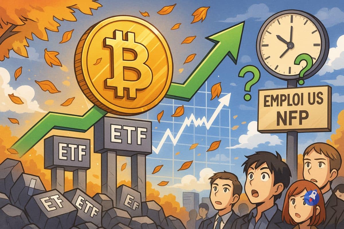 Uptober a déjà démarré pour Bitcoin : Les ETF en soutien avant l'emploi US
