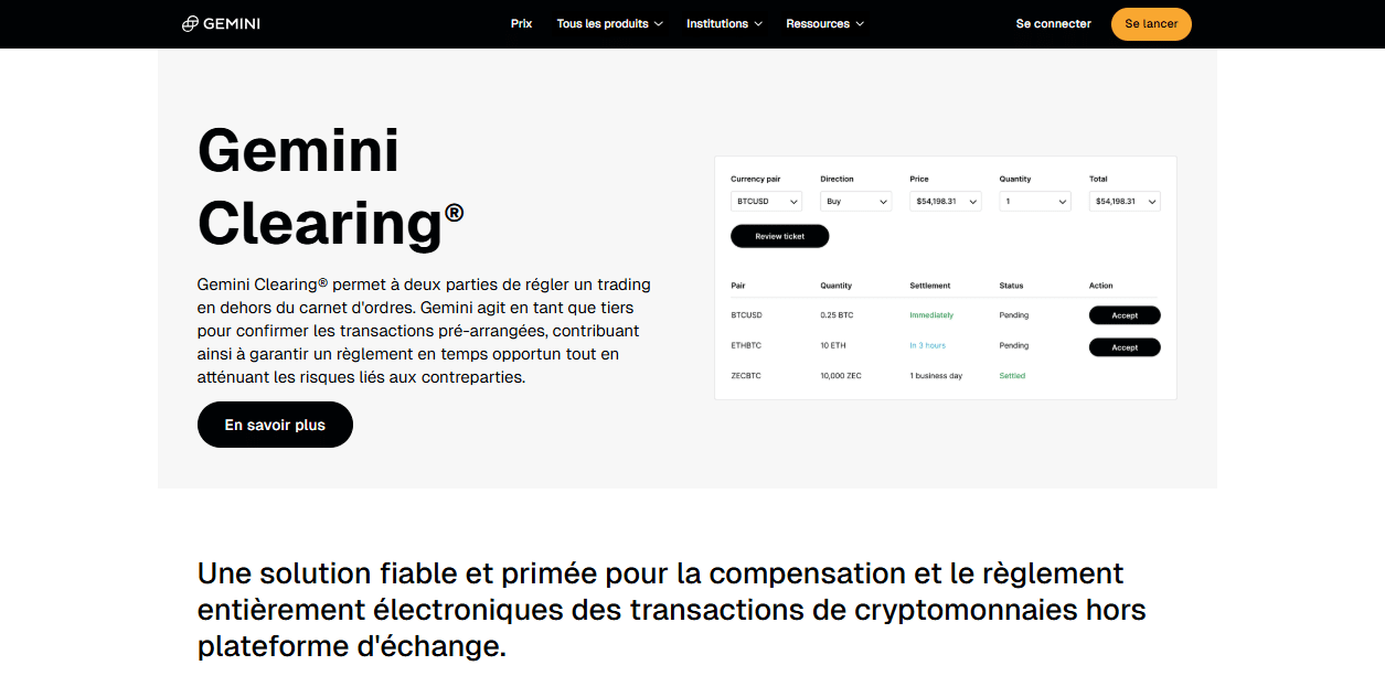 Gemini Crypto Avis 2025 : Tout savoir sur la plateforme crypto