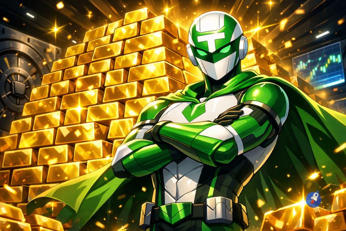 Tether renforce sa trésorerie en or